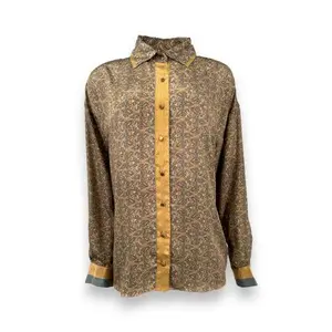 MONZLAPUR Paisley Motif Long Sleeve Shirt - Mustard