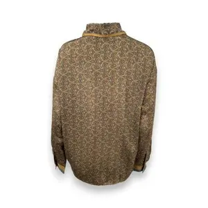 MONZLAPUR Paisley Motif Long Sleeve Shirt - Mustard