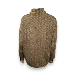 MONZLAPUR Paisley Motif Long Sleeve Shirt - Mustard