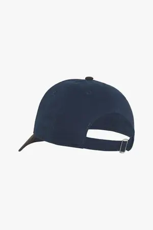 WeWoreWhat Corduroy Baseball Cap - Navy/white