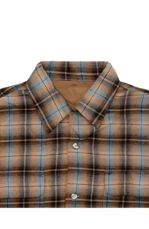 FORTELA Baker Bowling Shirt - Check5