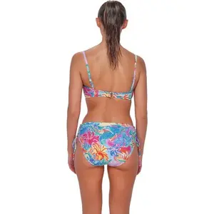 SUNSETS Darci High-waist Bikini Swim Bottoms - Aloha Vista