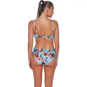SUNSETS Darci High-waist Bikini Swim Bottoms - Budding Romance