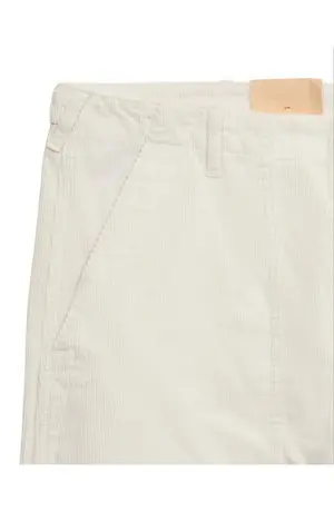 FORTELA Corduroy Fatigue Trousers - Off White