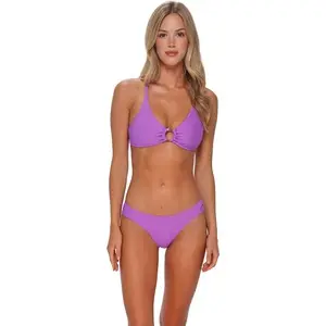 SUNSETS Carrie Crossback Bikini Swimsuit Top - Berry Burst