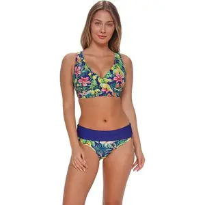 SUNSETS Elsie Dd-cup Bikini Top - Seaside Harvest
