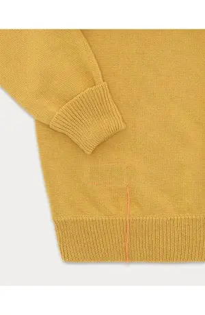 FORTELA Oliver Cotton Knit Cardigan - Mustard