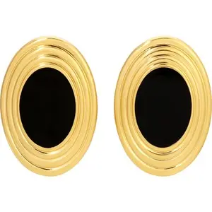 HEAVEN MAYHEM Rowan Earrings - Black/gold