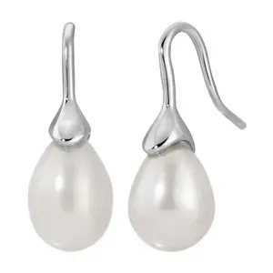 HEAVEN MAYHEM HEAVEN MAYHEM Odette Pearl Drop Earrings Pearl/silver