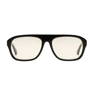 HEAVEN MAYHEM Vesper Aviator Sunglasses - Black/clear