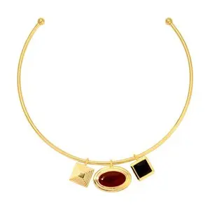 HEAVEN MAYHEM Solene Choker With Interchangeable Charms - Gold