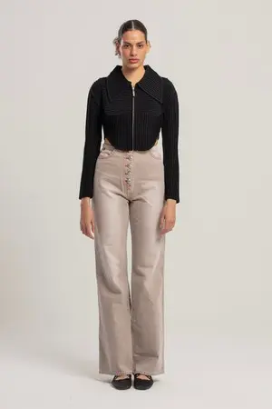 PCFG Pure Cotton Flare Denim Pant