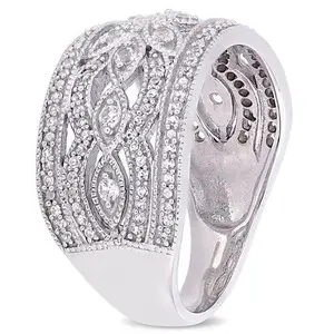 JULIANNA B. White Sapphire Filigree Ring