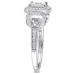 JULIANNA B. Diamond Halo Promise Ring