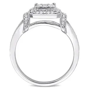 JULIANNA B. Diamond Halo Promise Ring