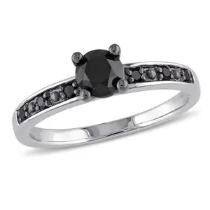 JULIANNA B. Black Engagement Ring - Diamond