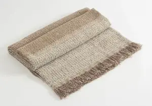 ALLPA Handwoven Boucle Alpaca Throw