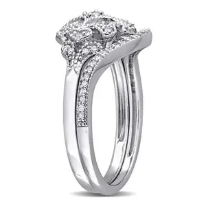 JULIANNA B. 1/5 Ctw Diamond Bridal Ring Set