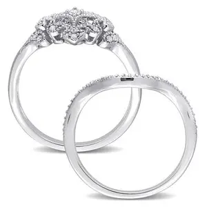 JULIANNA B. 1/5 Ctw Diamond Bridal Ring Set