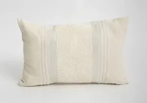 ALLPA Handwoven Boucle Alpaca Pillow Cover - Ivory
