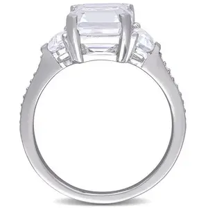 JULIANNA B. White Topaz And Diamond Ring