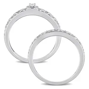 JULIANNA B. Diamond Filigree Bridal Ring Set