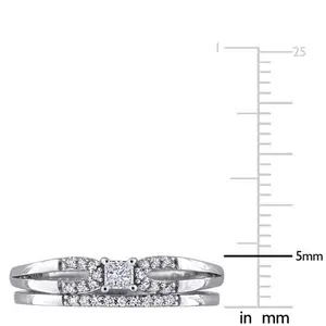 JULIANNA B. Diamond Bridal Ring Set