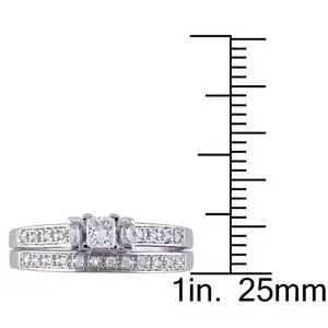 JULIANNA B. Diamond Multi-shape Bridal Ring Set