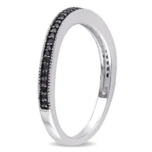 JULIANNA B. Black Band Ring