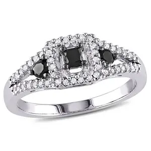 JULIANNA B. Sterling Silver Engagement Ring - Diamond