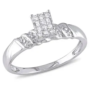 JULIANNA B. Diamond And Engagement Ring - Sterling Silver