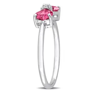 JULIANNA B. 10k White Gold And Diamond Bow Ring