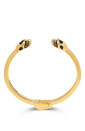 NIALAYA Skull Bangle - Gold
