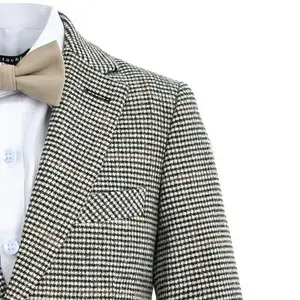 MOUSTACHE Checkered Blazer And Trousers Set