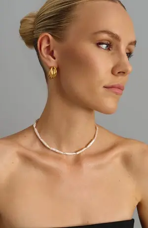 NIALAYA JEWELRY Plated Layered Hoops