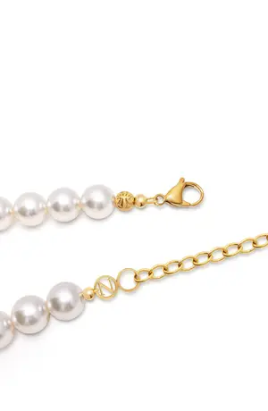 NIALAYA JEWELRY Chunky Pearl Choker Necklace