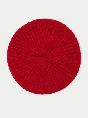 Gobi Cashmere Cashmere Blend Beret Chili Pepper