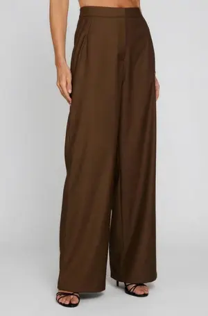 SIX STORIES Meredith Tailored Wide Leg Pants