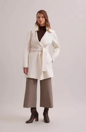 Anne Fontaine Delacroix Wool Blend Coat