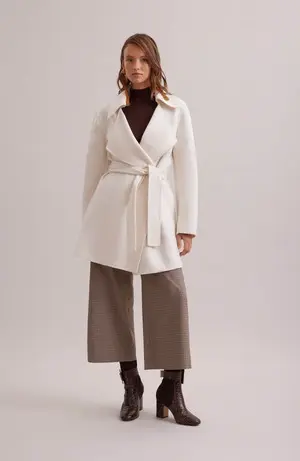Anne Fontaine Delacroix Wool Blend Coat