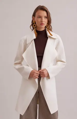 Anne Fontaine Delacroix Wool Blend Coat