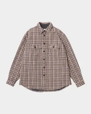 VOWELS Double-pocket Shirt - Minicheck
