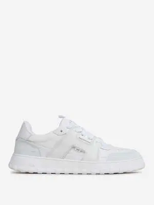 Ami Low Leather Sneakers - White
