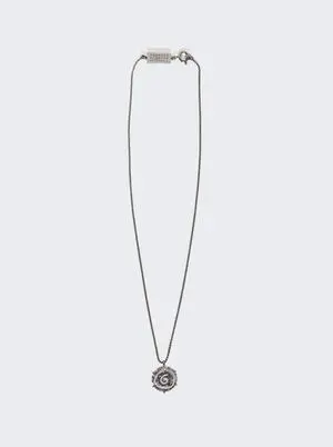 MAISON MARGIELA Palladio Polished Necklace - Silver