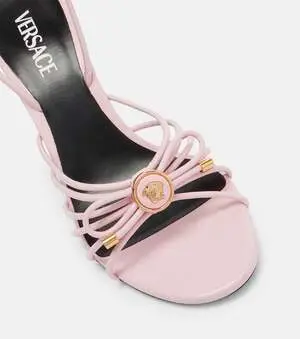 Versace La Medusa 85 Leather Sandals