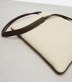 Brunello Cucinelli Mini Canvas Crossbody Bag