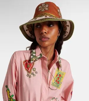 ALEMAIS Alémais Printed Cotton Fedora
