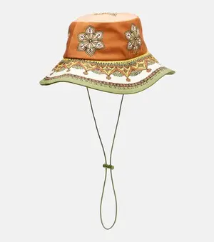 ALEMAIS Alémais Printed Cotton Fedora