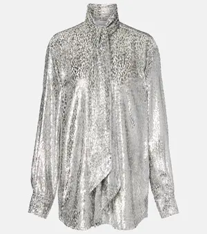 Stella Mccartney Metallic Blouses