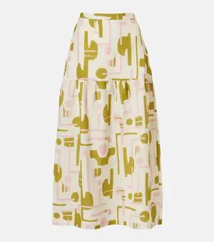 Printed Midi Skirts
